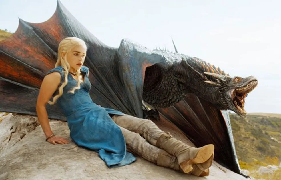 This is what Emilia Clarke looks like riding a dragon without CGI | WHO