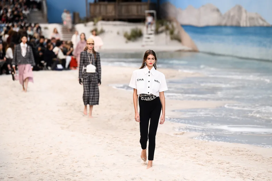 Chanel creates indoor beach for Paris runway show | WHO