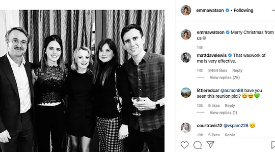 Emma Watson's latest Harry Potter reunion pic has everyone talking! | WHO