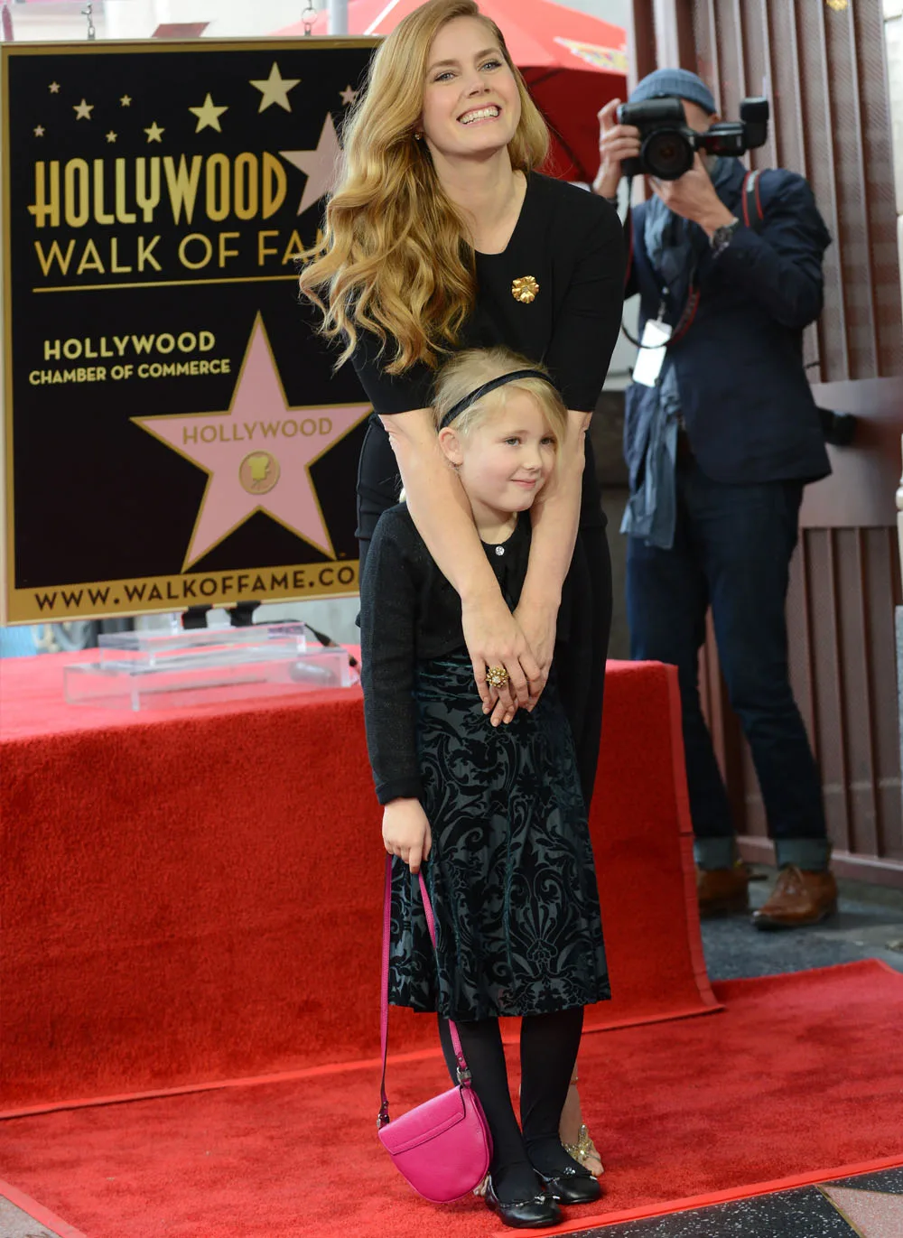 Amy Adams’ daughter joins her as the actress receives a star on the ...