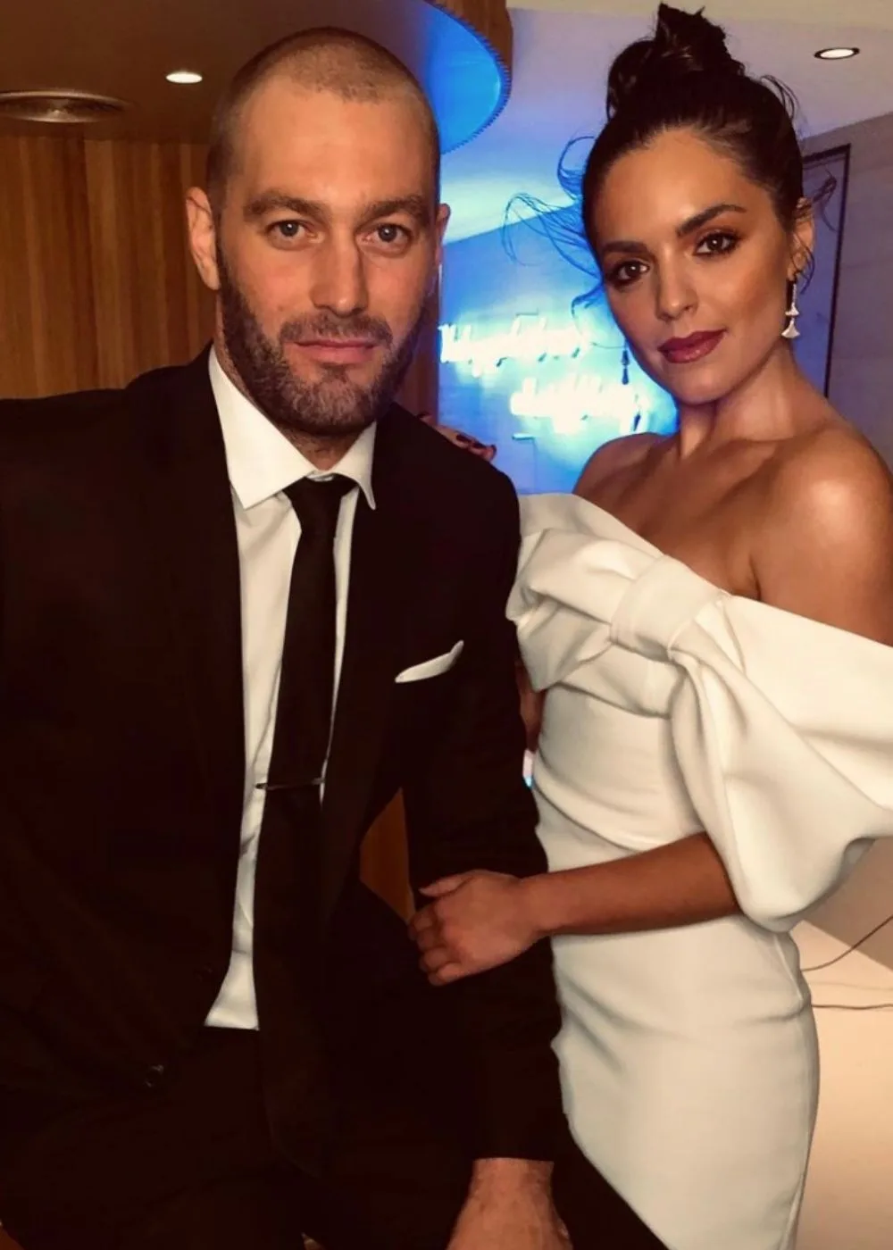 Olympia Valance and fiancée Thomas Bellchambers make one glamorous ...