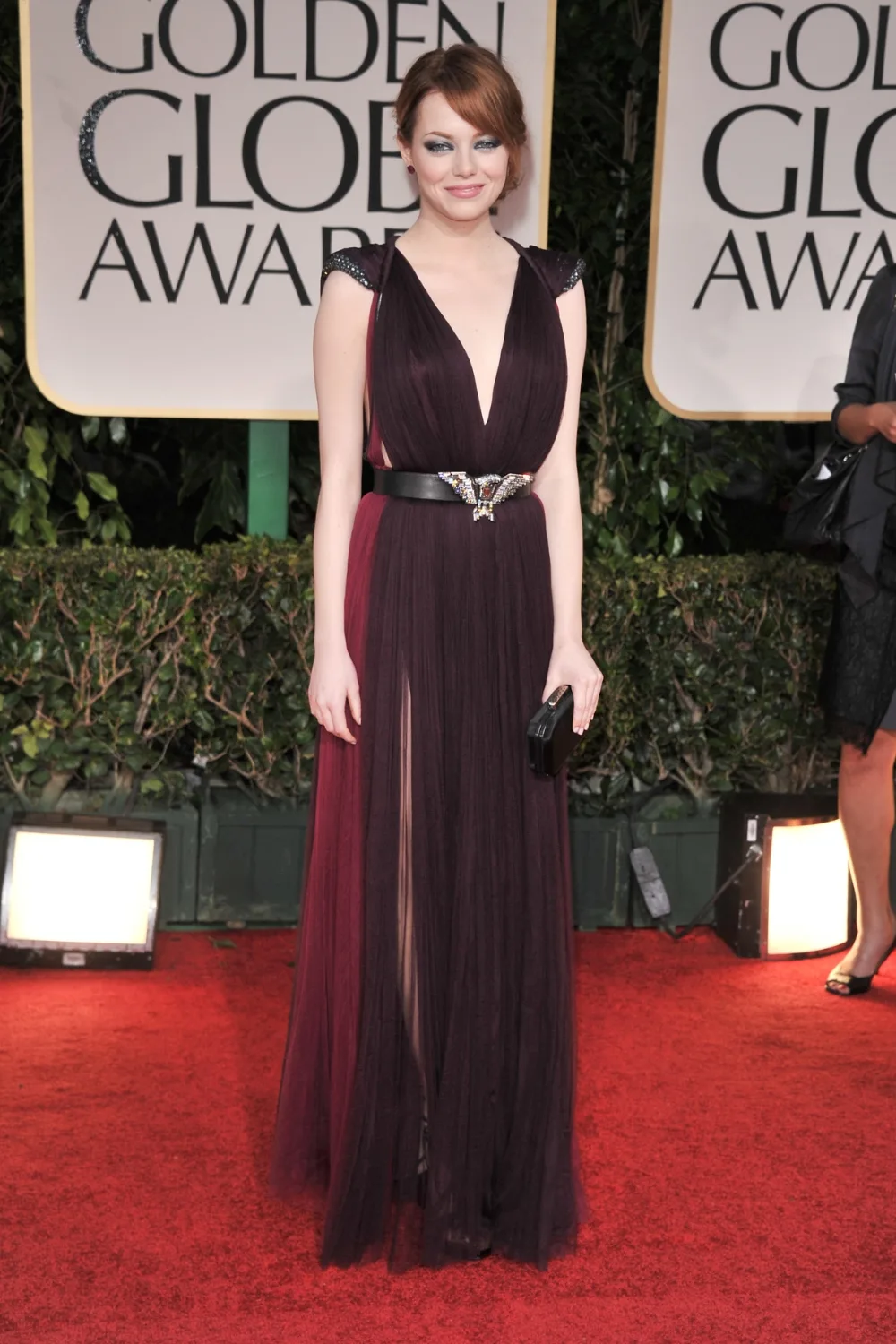 Emma Stone's Best Golden Globes Red Carpet Moments | WHO