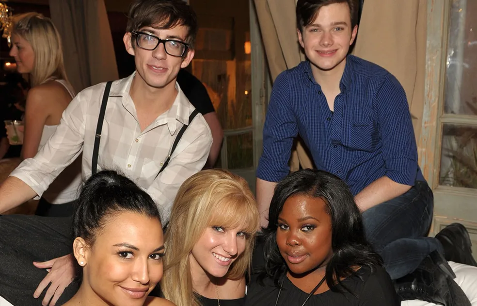 There was just a huge Glee reunion with all your favourite characters ...