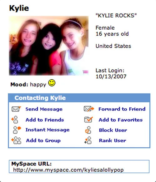 Do You Want To See Kendall and Kylie's Myspace Profiles? | Girlfriend