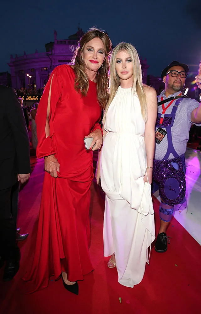 Caitlyn Jenner and young girlfriend Sophia Hutchins attend a ball together