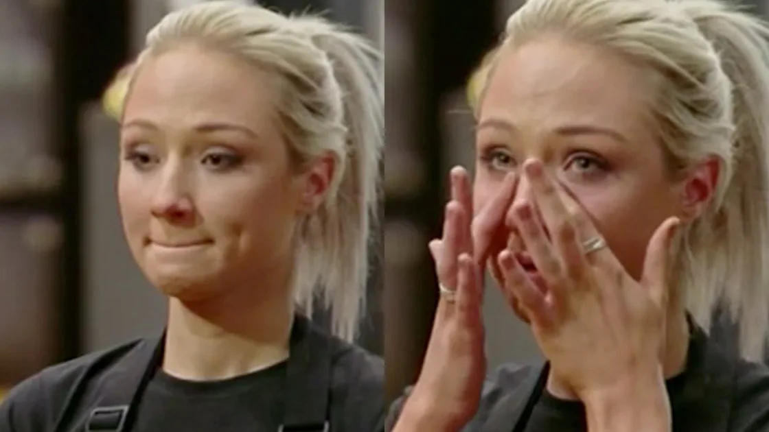 MasterChef's Nicole breaks down as she overcooks salmon | Girlfriend