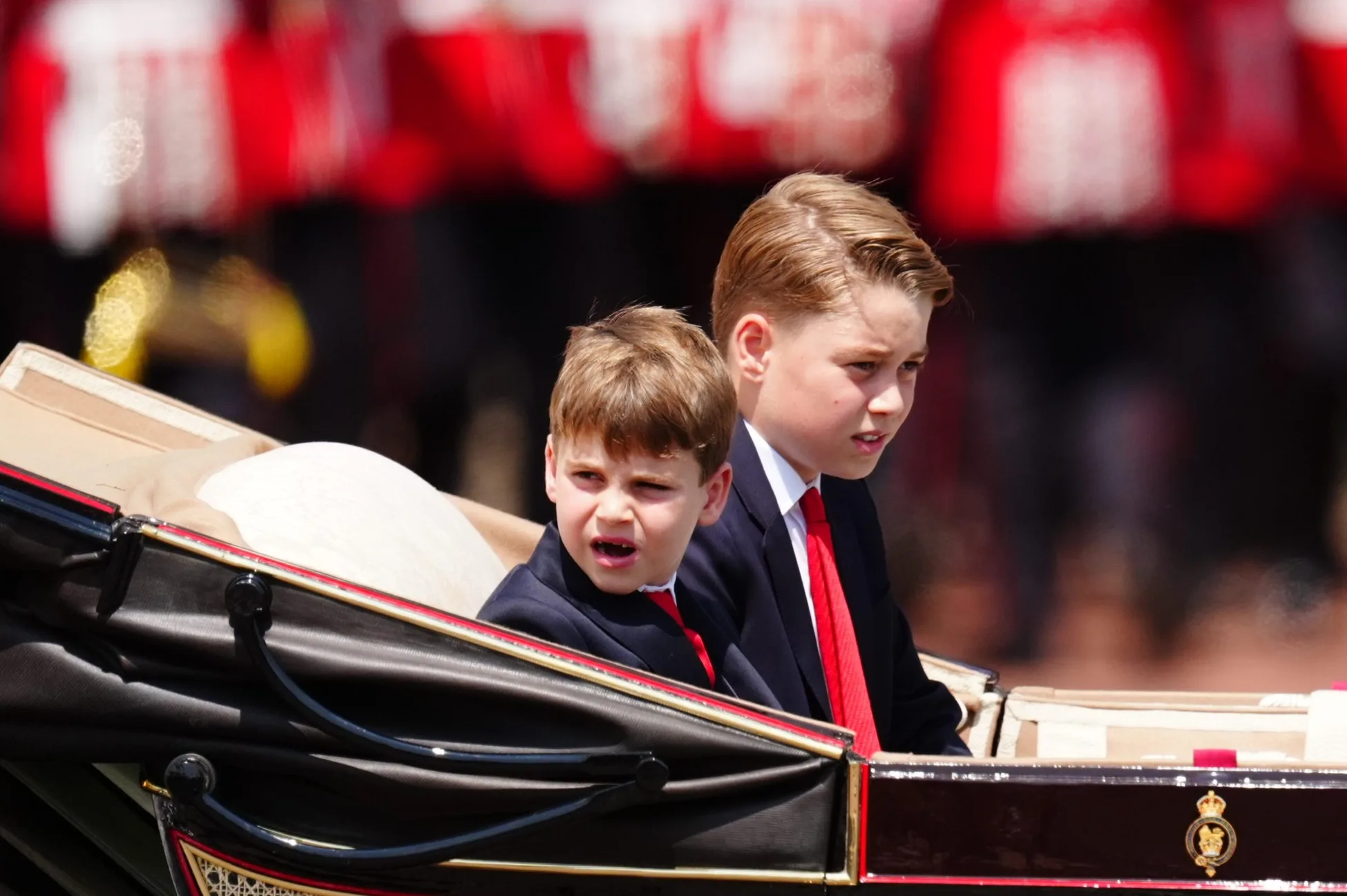 Who does Prince Louis look like the most from the royal family?