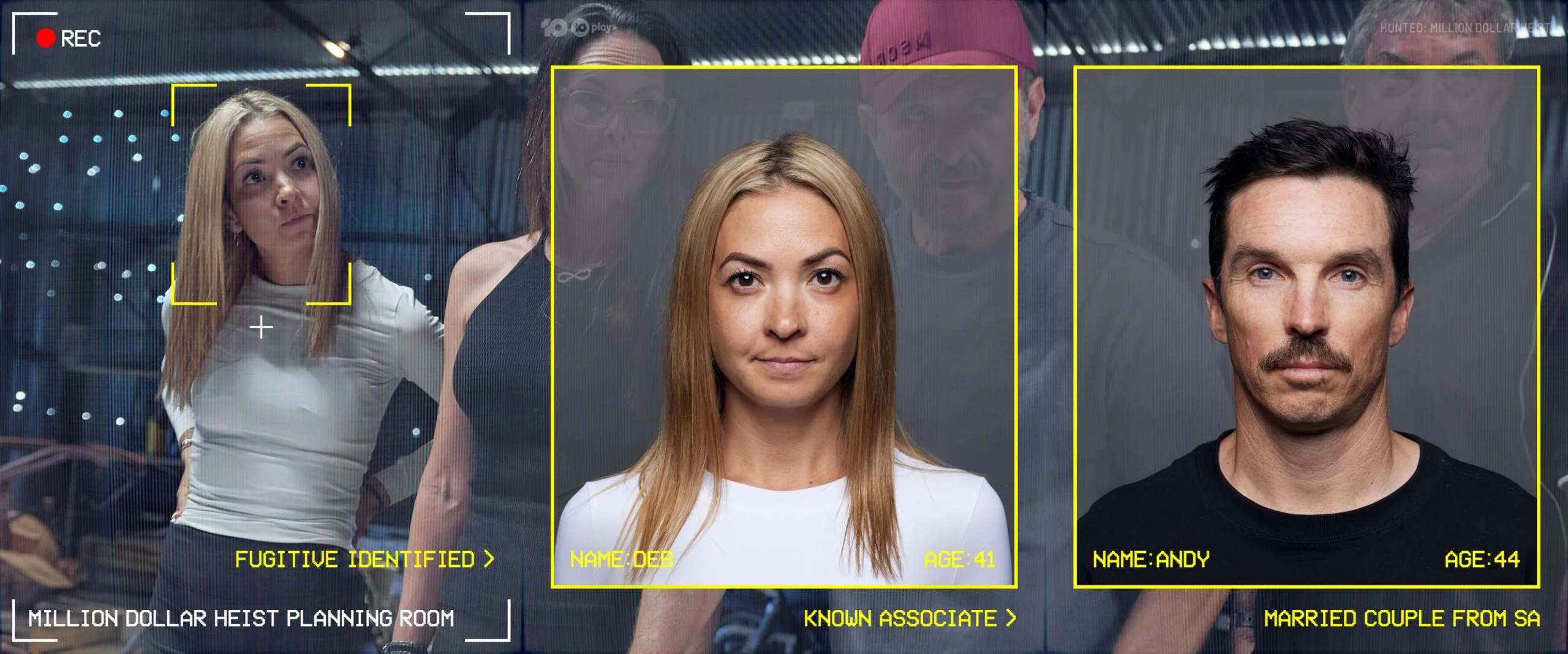 Meet the fugitives going on the run for Hunted Australia season three ...