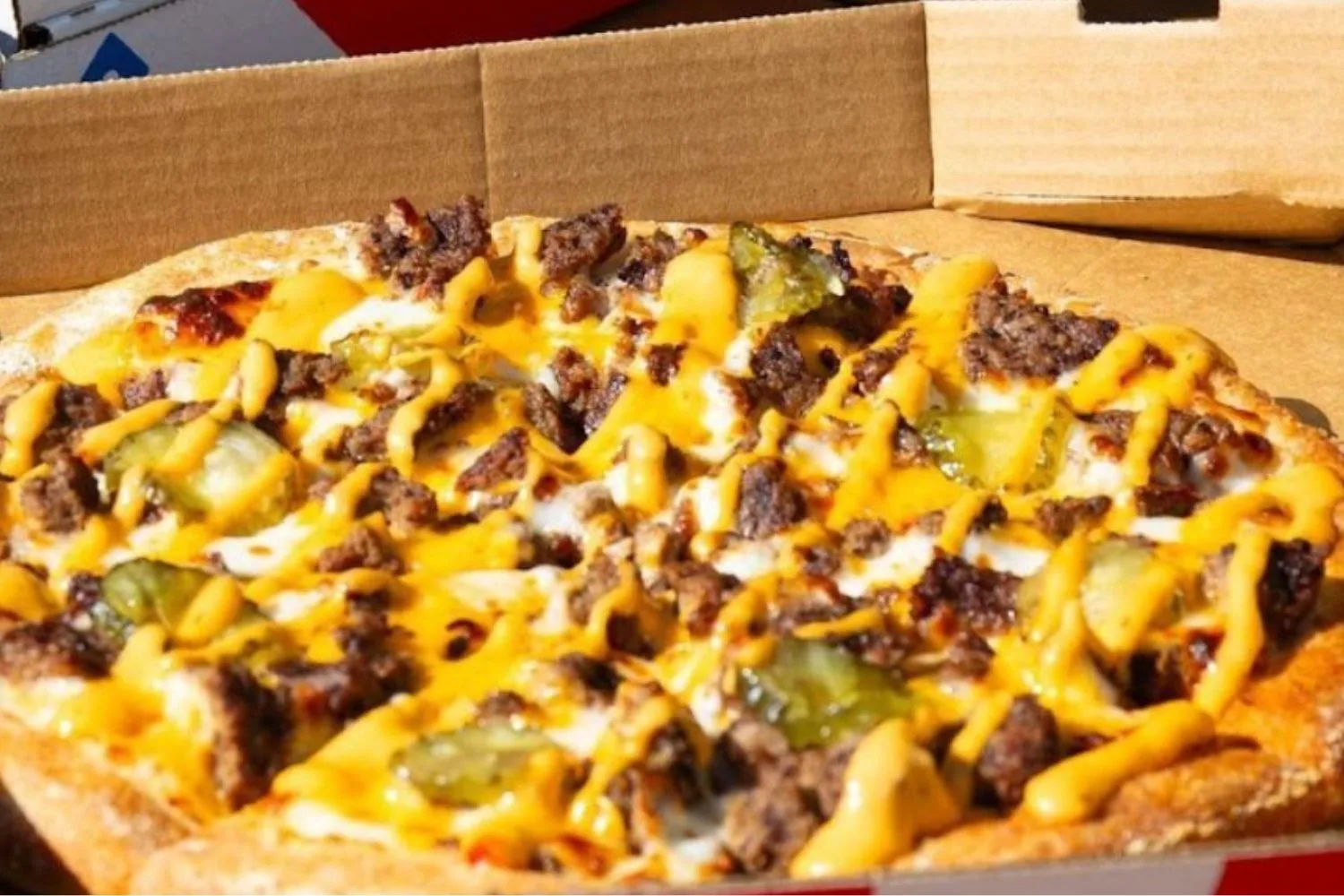 Our honest review of the Pizza x Burger range at Domino's | New Idea