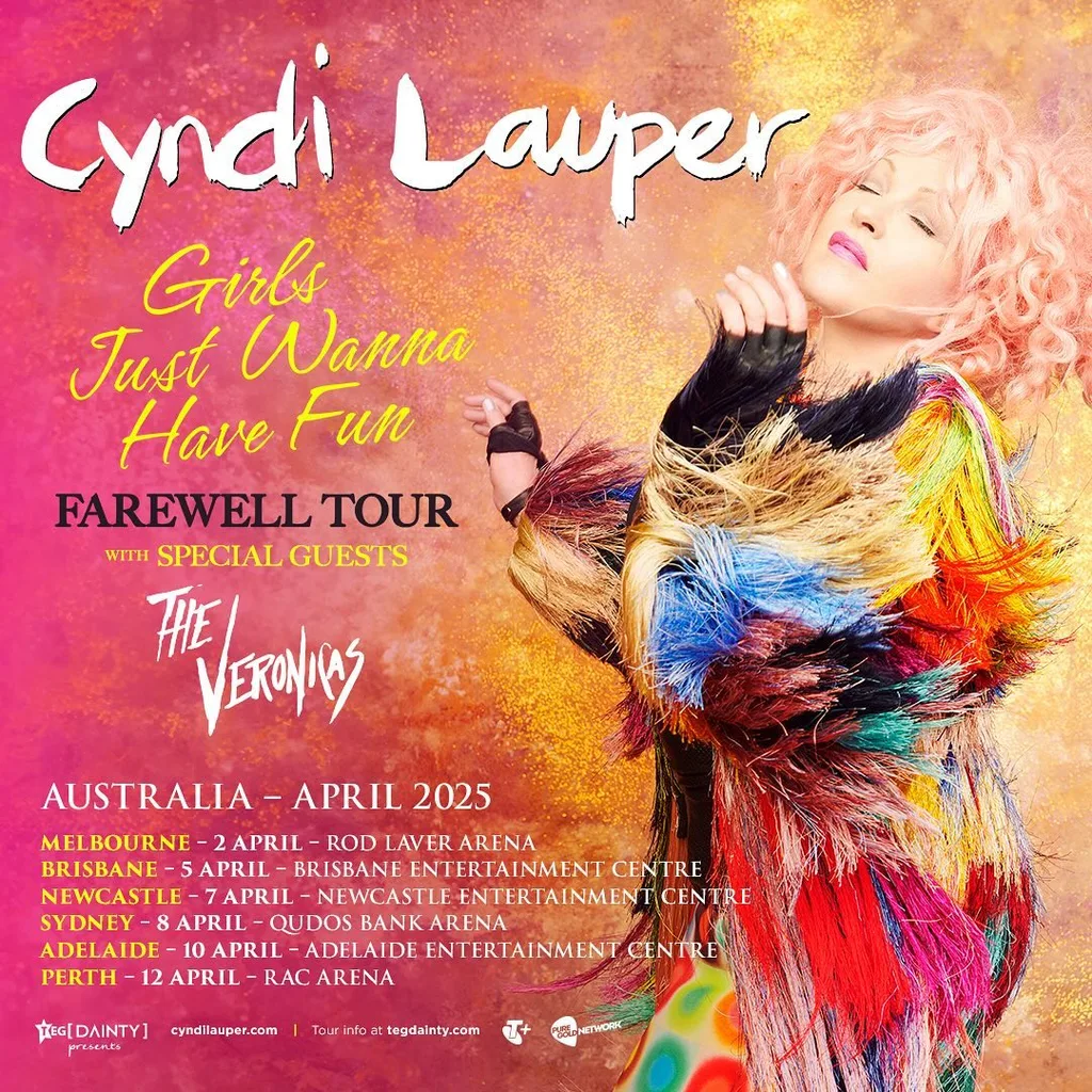 Cyndi Lauper Australia 2025 Tour: Dates, locations, ticket prices | New ...