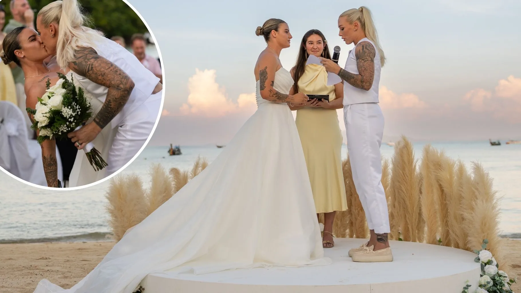 EXCLUSIVE: Matildas star Chloe Logarzo ties the knot! | New Idea