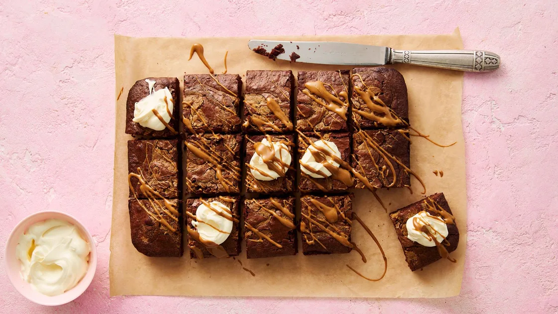 Make this irresistible Biscoff Swirl Brownie in just six steps | New Idea