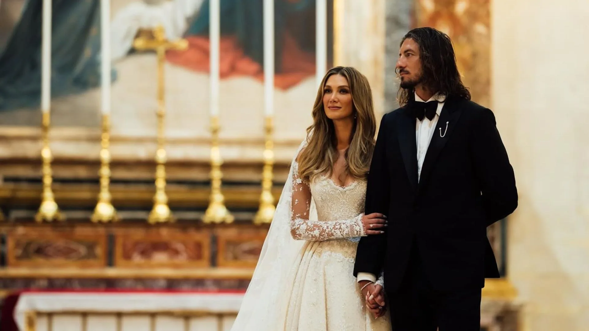 Delta Goodrem releases wedding photos with her husband