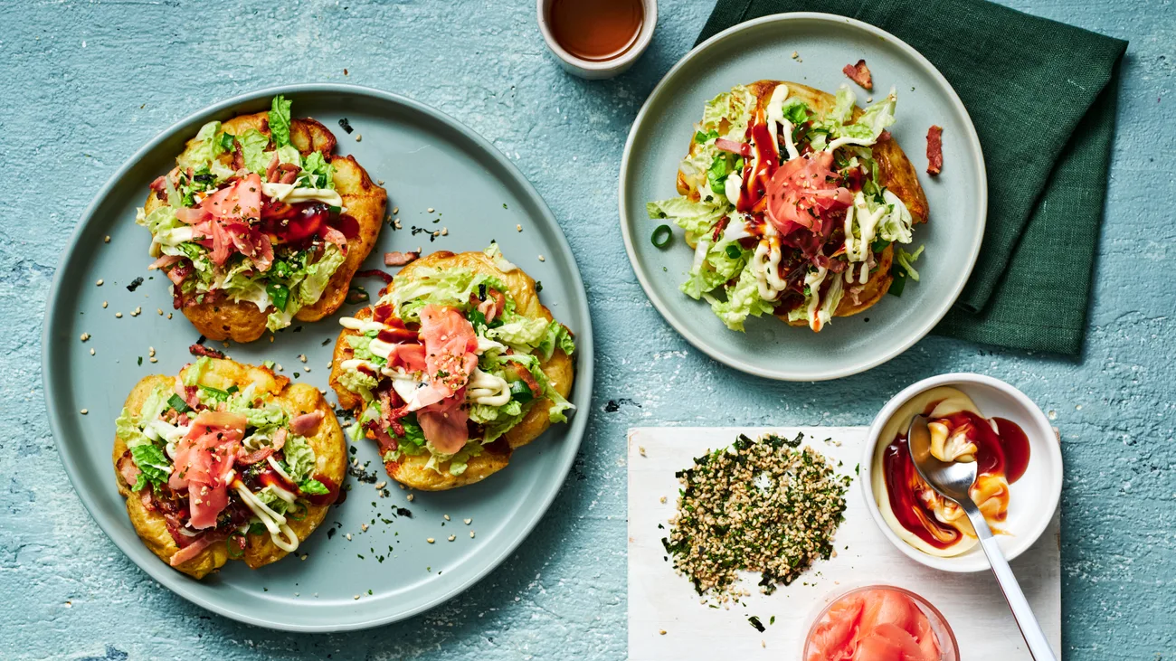 Let these Okonomiyaki Potatoes whisk you away to Japan | New Idea