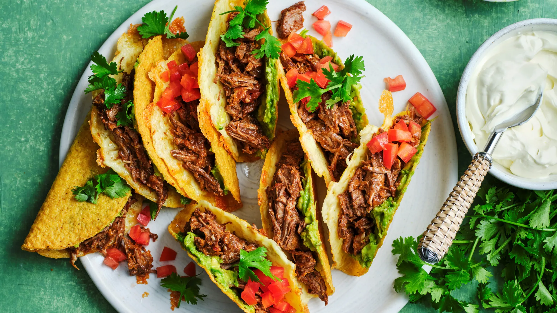 Get your fiesta on with these Cheesy Chipotle Beef Tacos | New Idea