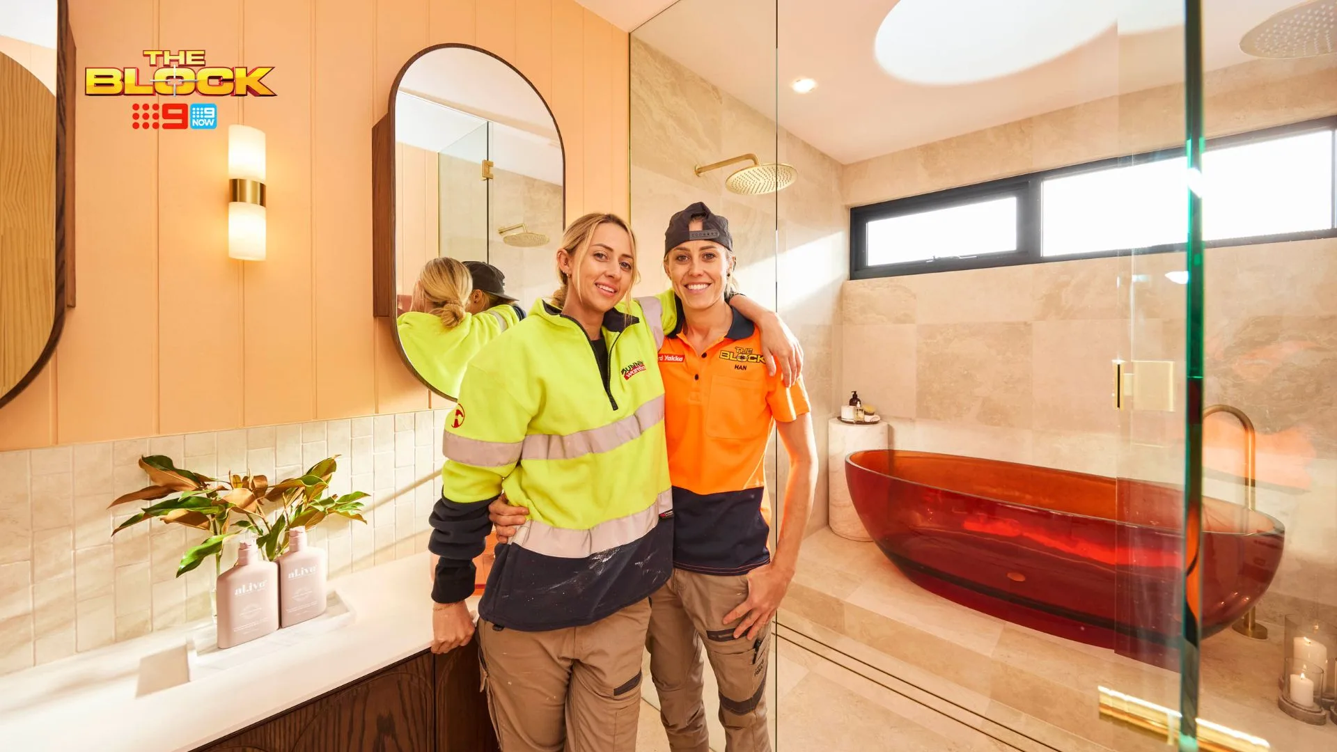 The Block 2025: Week Three Main Bathroom Room Reveal