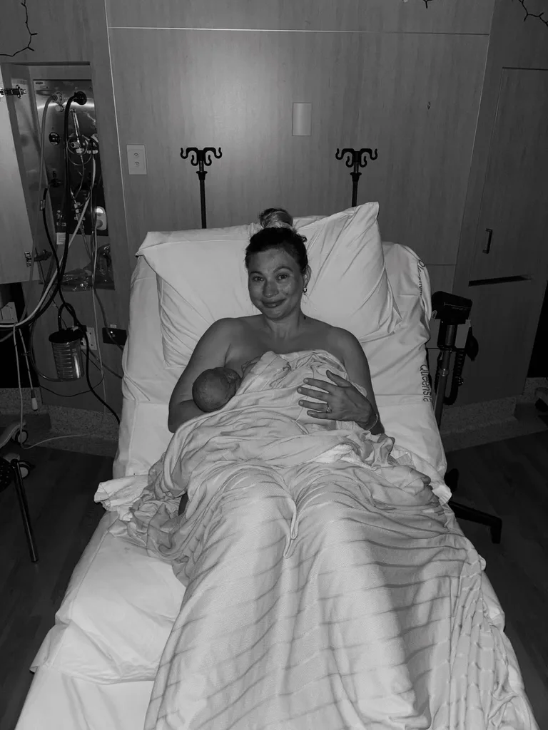 Survivor star Shonee Bowtell shares emotional birth story
