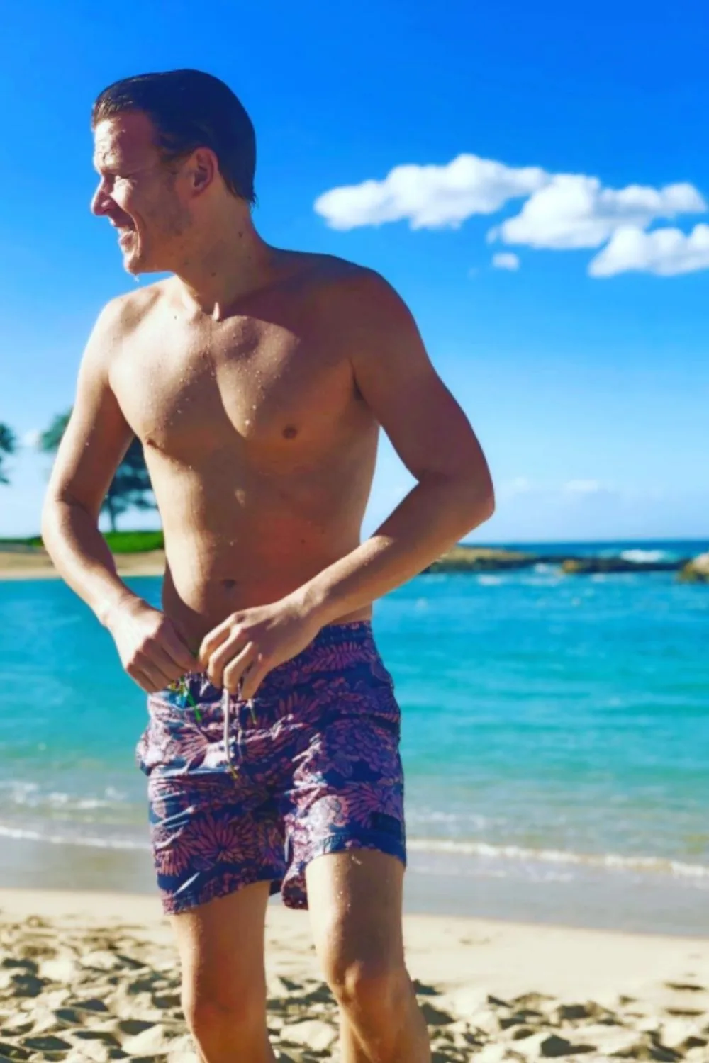 Unexpected good news: actor Chris Egan announced that his wife had good ...