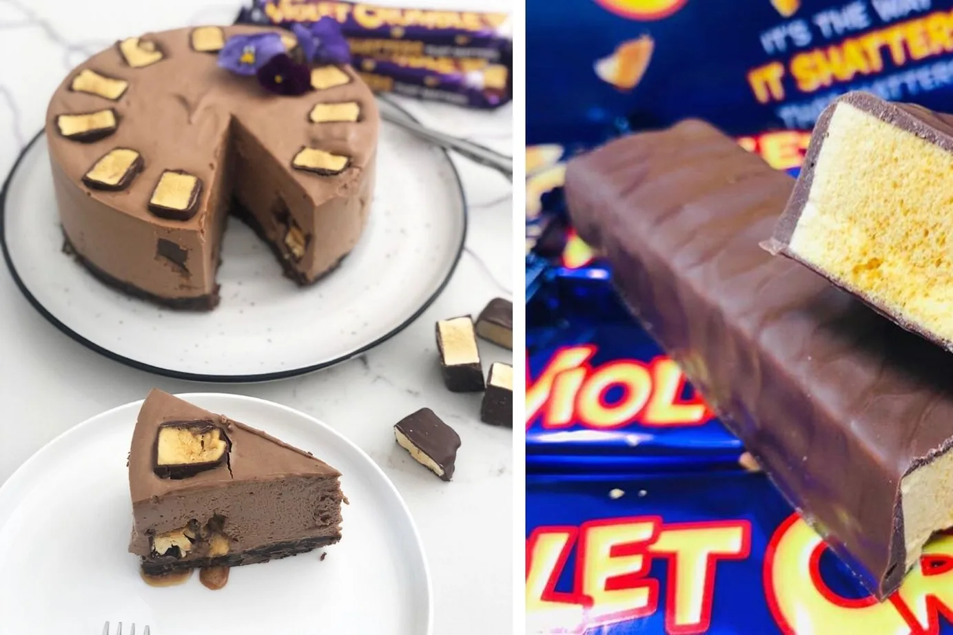 Violet Crumble Cheesecake recipe | New Idea