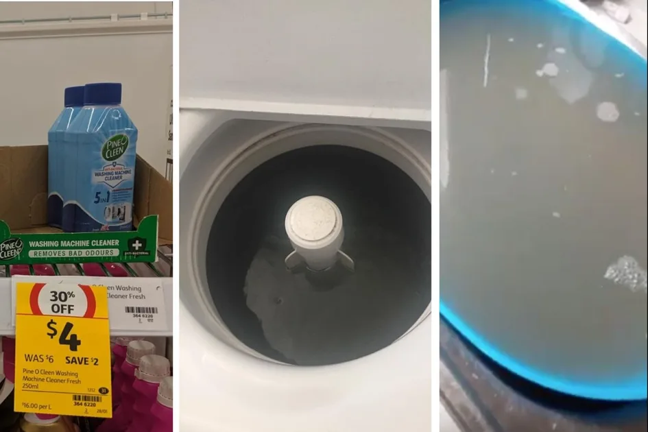 Pine O Cleen Washing Machine Cleaner, available at Coles supermarket ...