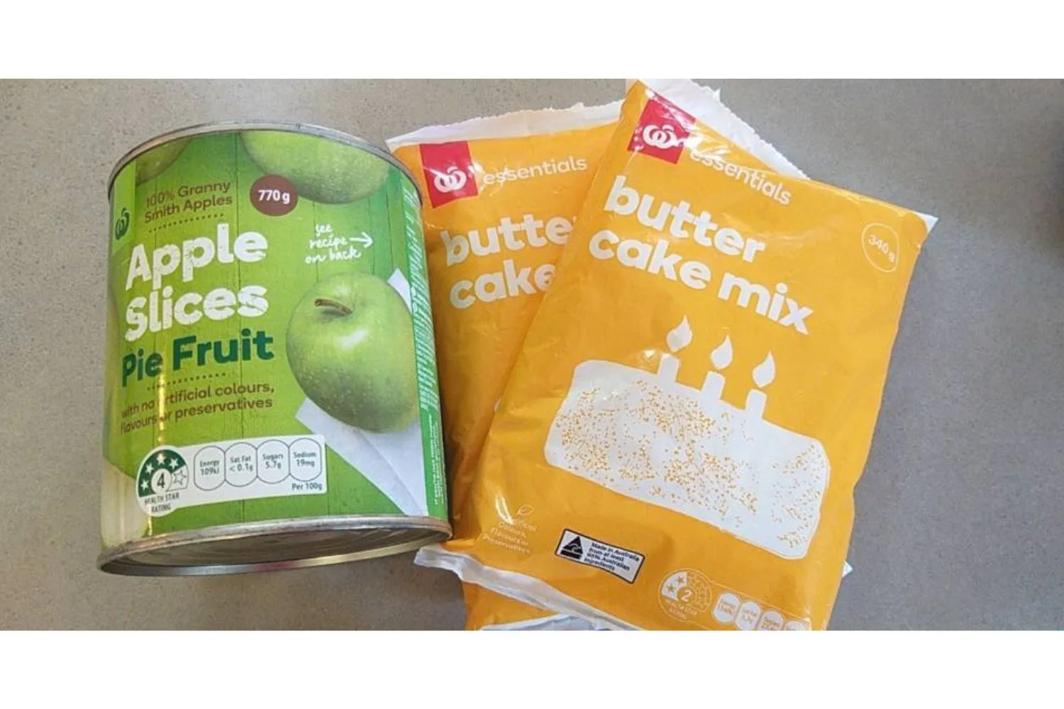 Woolworths supermarket budget 2 ingredient apple tea cake | New Idea