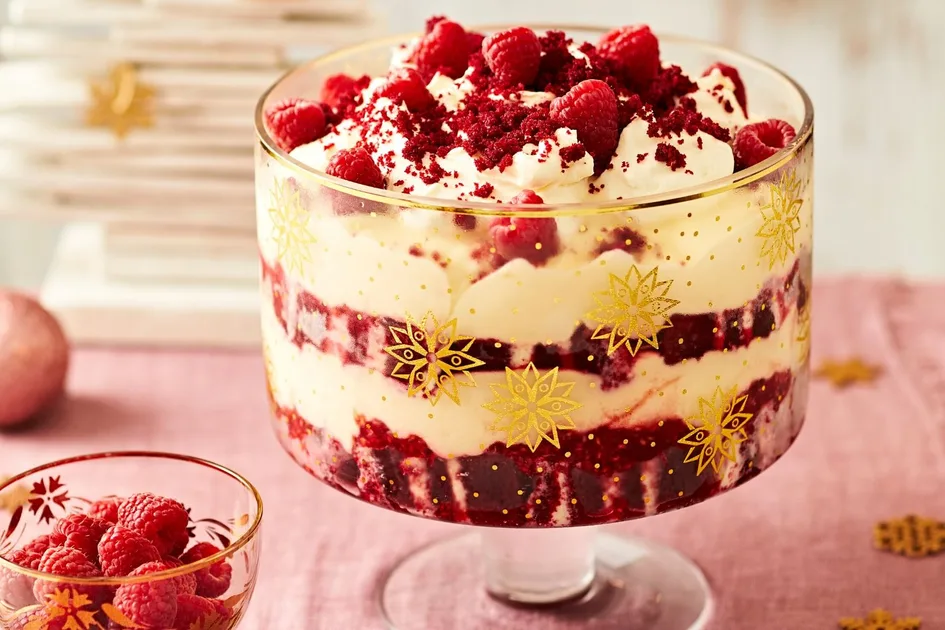 Red Velvet Raspberry Trifle Recipe | New Idea