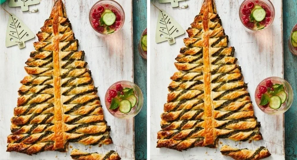 Spinach and Feta Christmas Tree recipe Recipe | New Idea