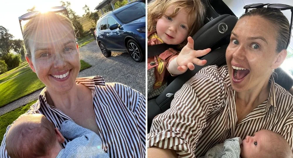 Edwina Bartholomew reveals bizarre postpartum symptom after birth of ...