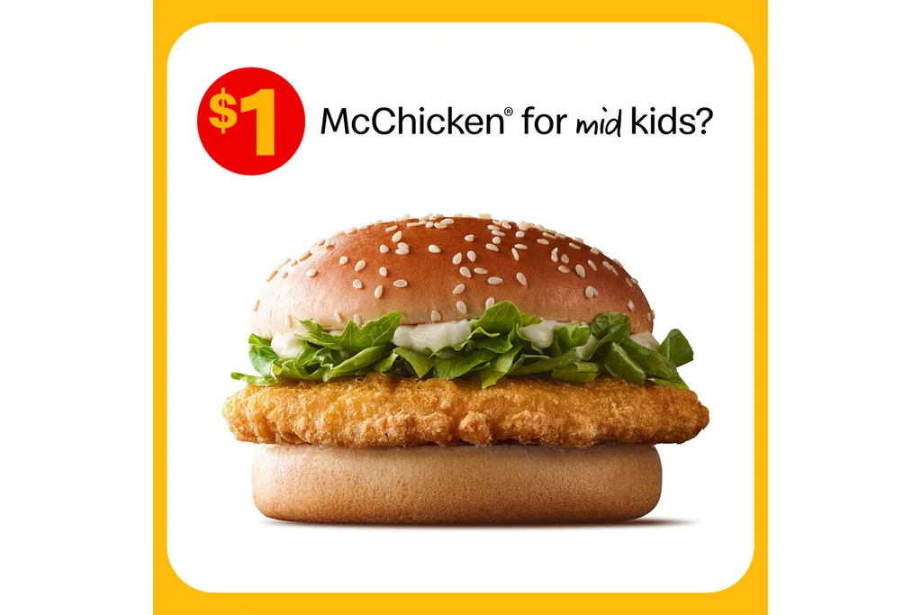 McDonald’s Australia offering $1 McChicken burgers for one day only ...