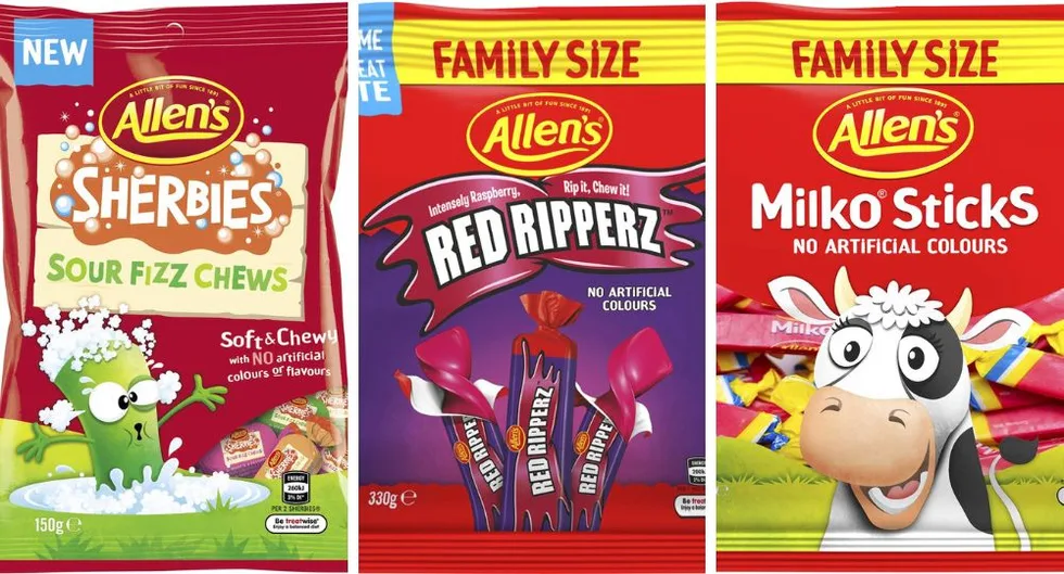 Allen's Lollies confirms fate of Red Ripperz, Sherbies and Milkos | New ...
