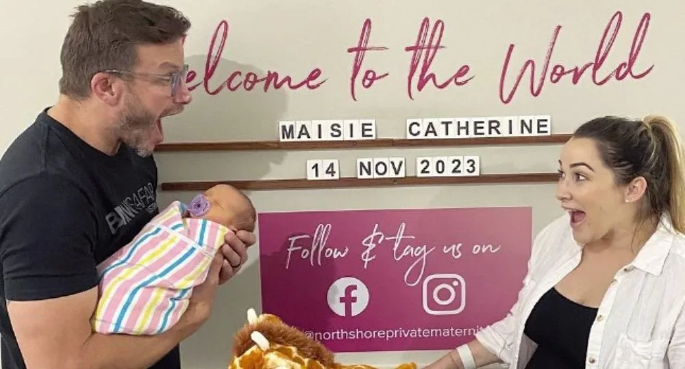 Luke Jacobz and Wife Raychel have had their baby! | New Idea