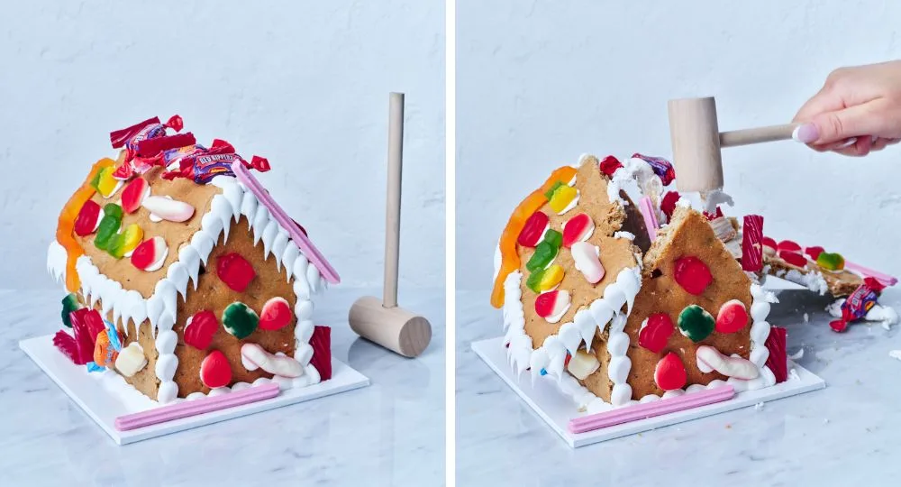 Anna Polyviou's smashable cookie house recipe Recipe | New Idea