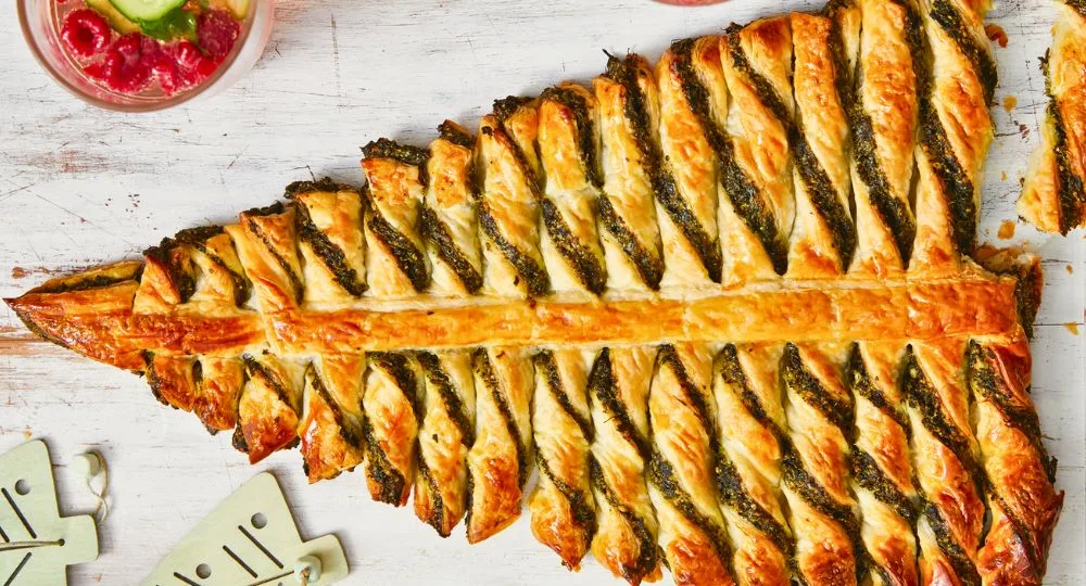 Spinach and feta Christmas tree recipe Recipe | New Idea