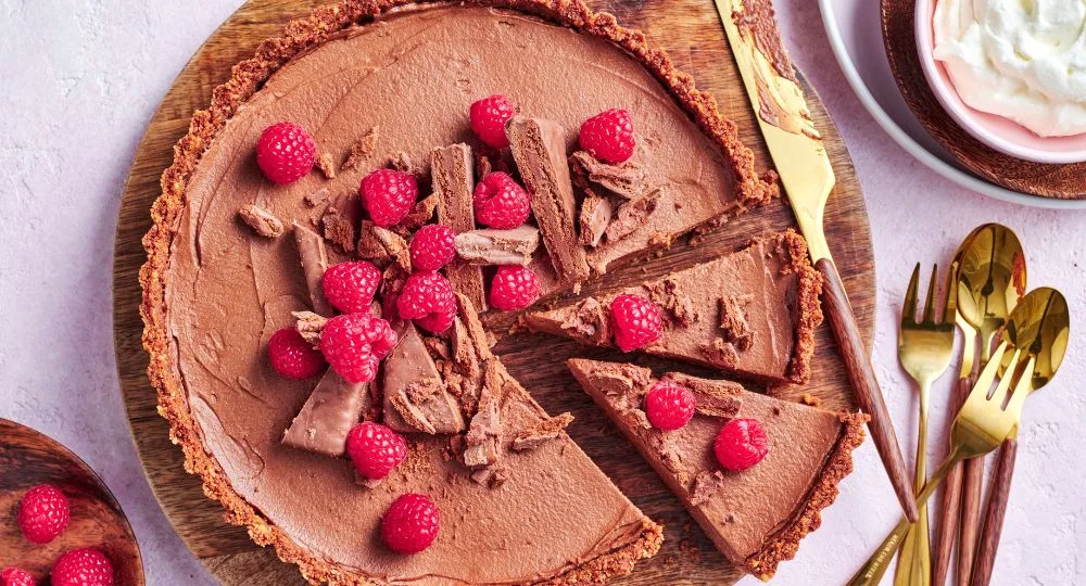 Tim Tam Mocha Raspberry Tart Recipe | New Idea