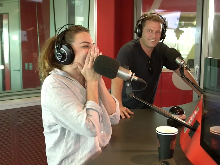 Kate Ritchie and Karl Stefanovic play Quick Draw and things get heated ...
