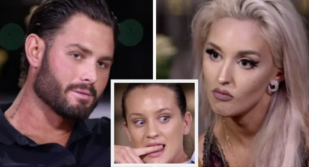 MAFS: The moment Elizabeth walks in on Sam and Ines - in bed together ...