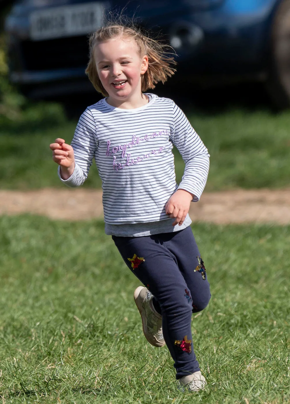 Adorable Mia Tindall larks around with mum Zara at horse trials | New Idea