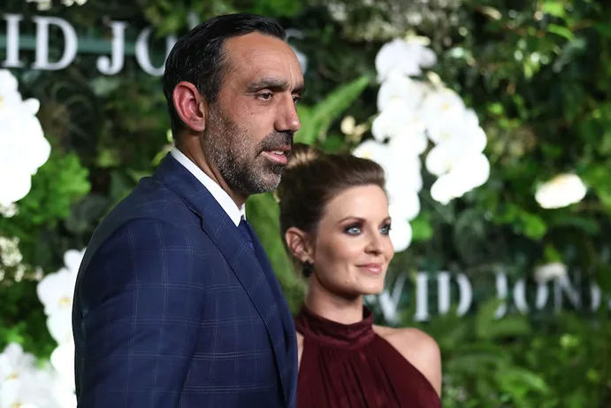 AFL legend Adam Goodes and wife Natalie Croker have welcomed a daughter ...