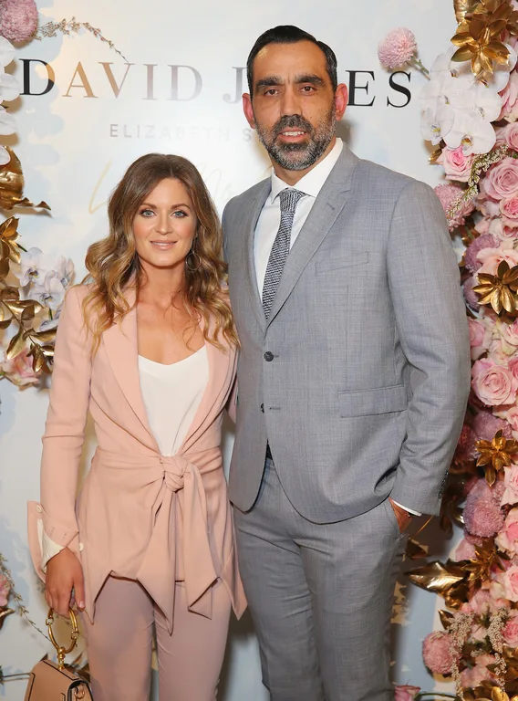 AFL legend Adam Goodes and wife Natalie Croker have welcomed a daughter ...