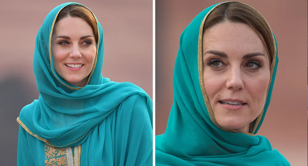 Kate Middleton dons head scarf for Pakistan mosque visit | New Idea