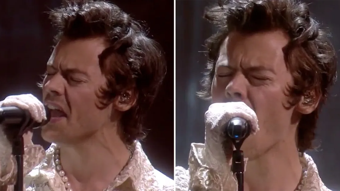 Harry Styles' heartfelt performance of 'falling' at BRITs 2020 | New Idea