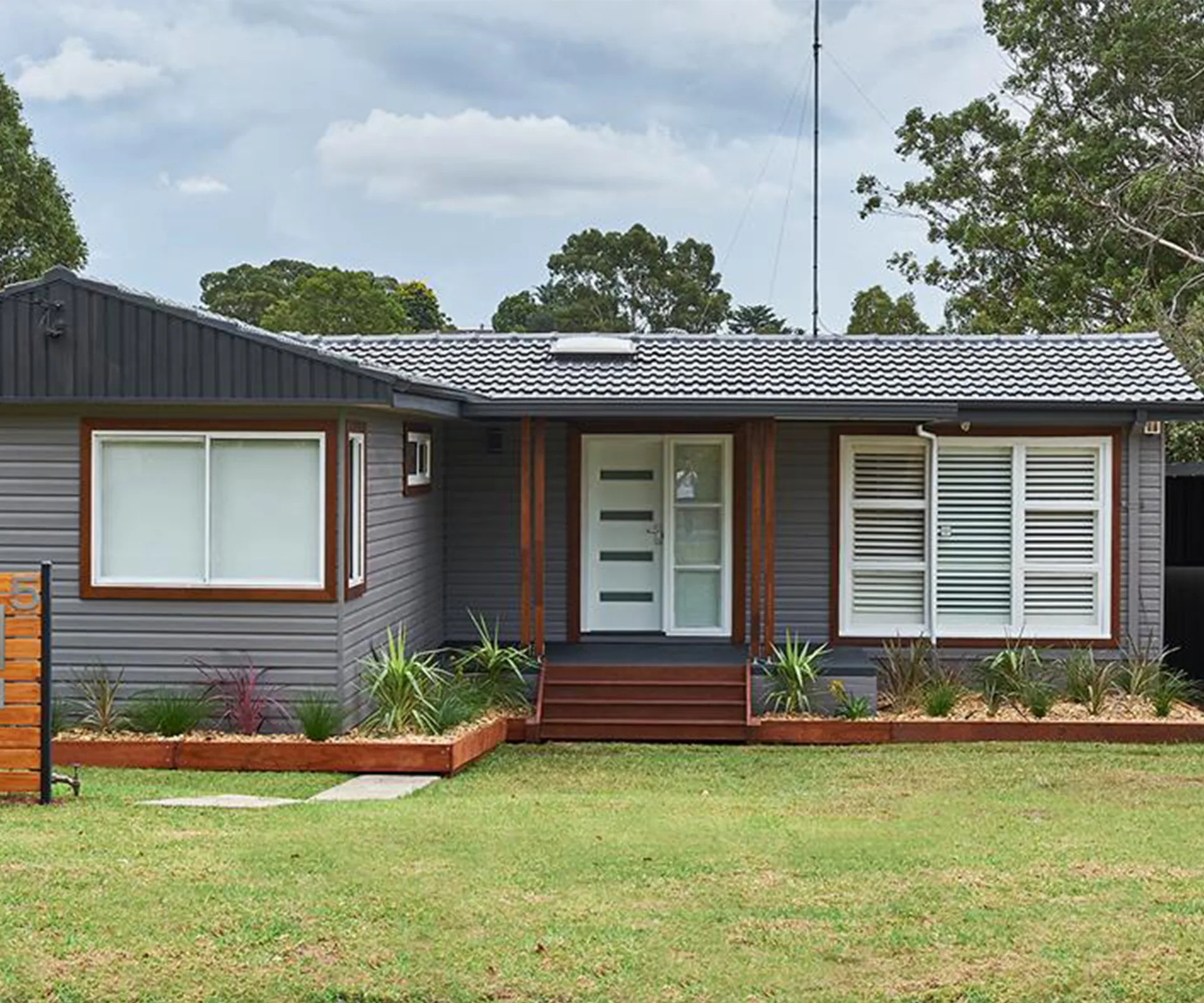 A dated home with aluminium windows gets major street appeal - Your ...