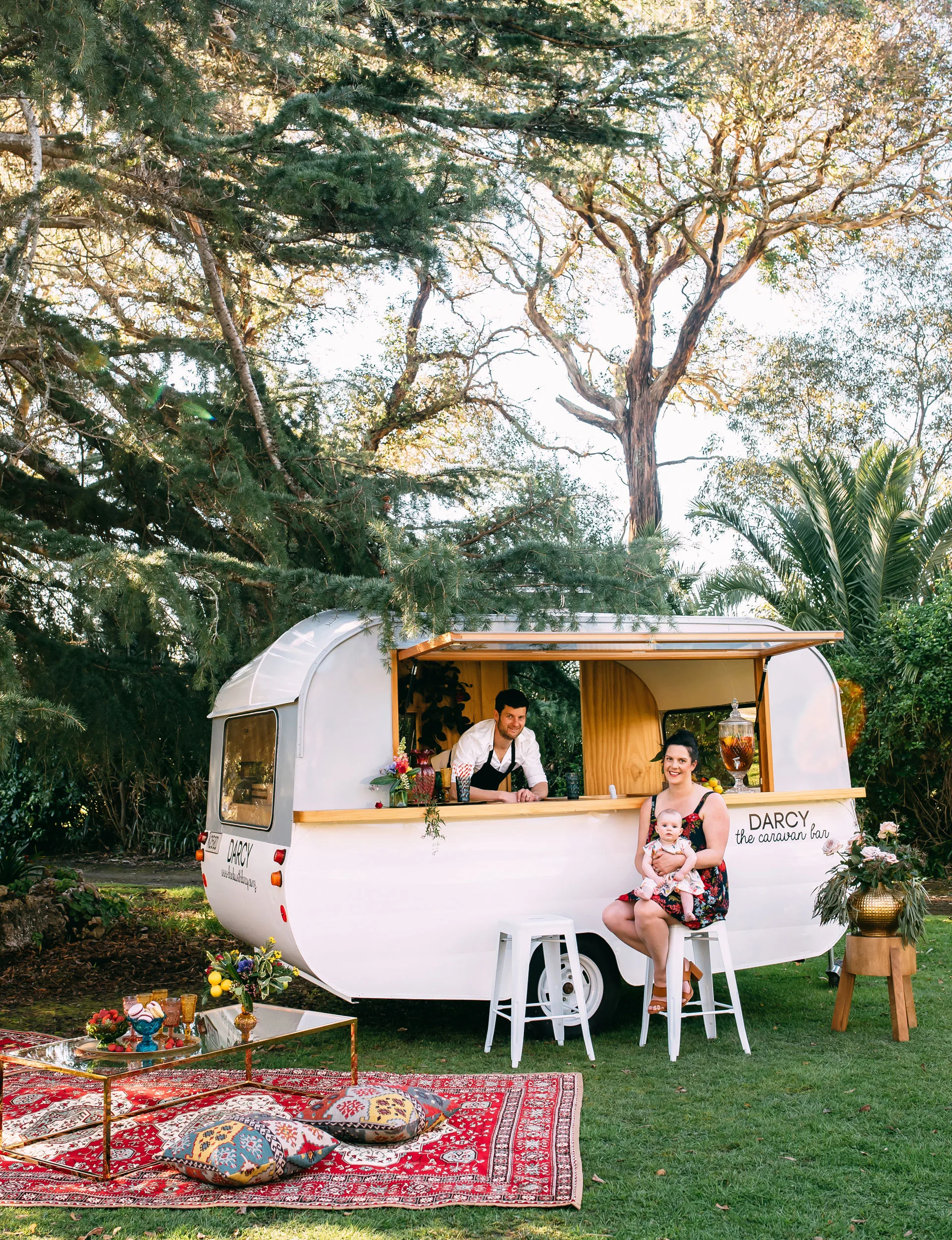 Meet Darcy, the caravan bar that’s causing a stir