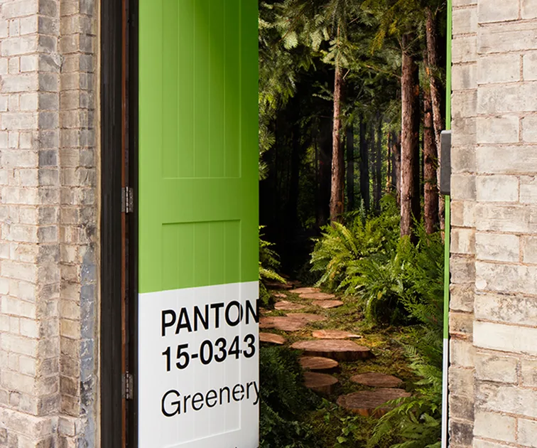 A London Airbnb brings the 2017 Pantone colour of the year to life