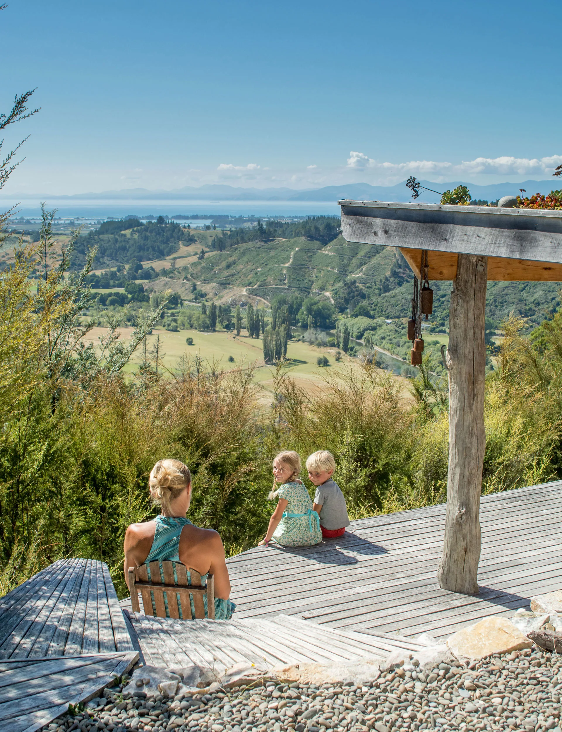 Meet the family living off grid in an eco village outside Motueka