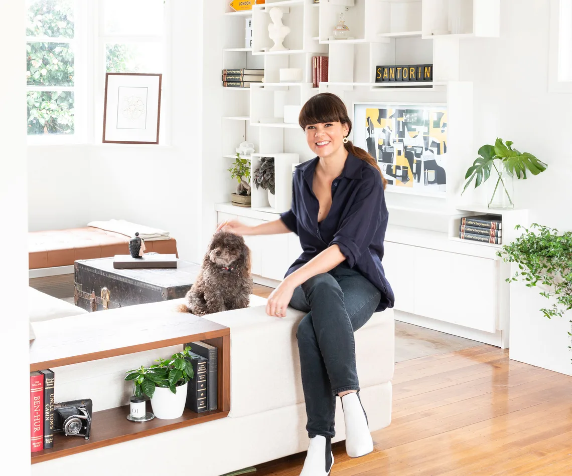 See inside TV presenter Amber Peebles' fashionable home