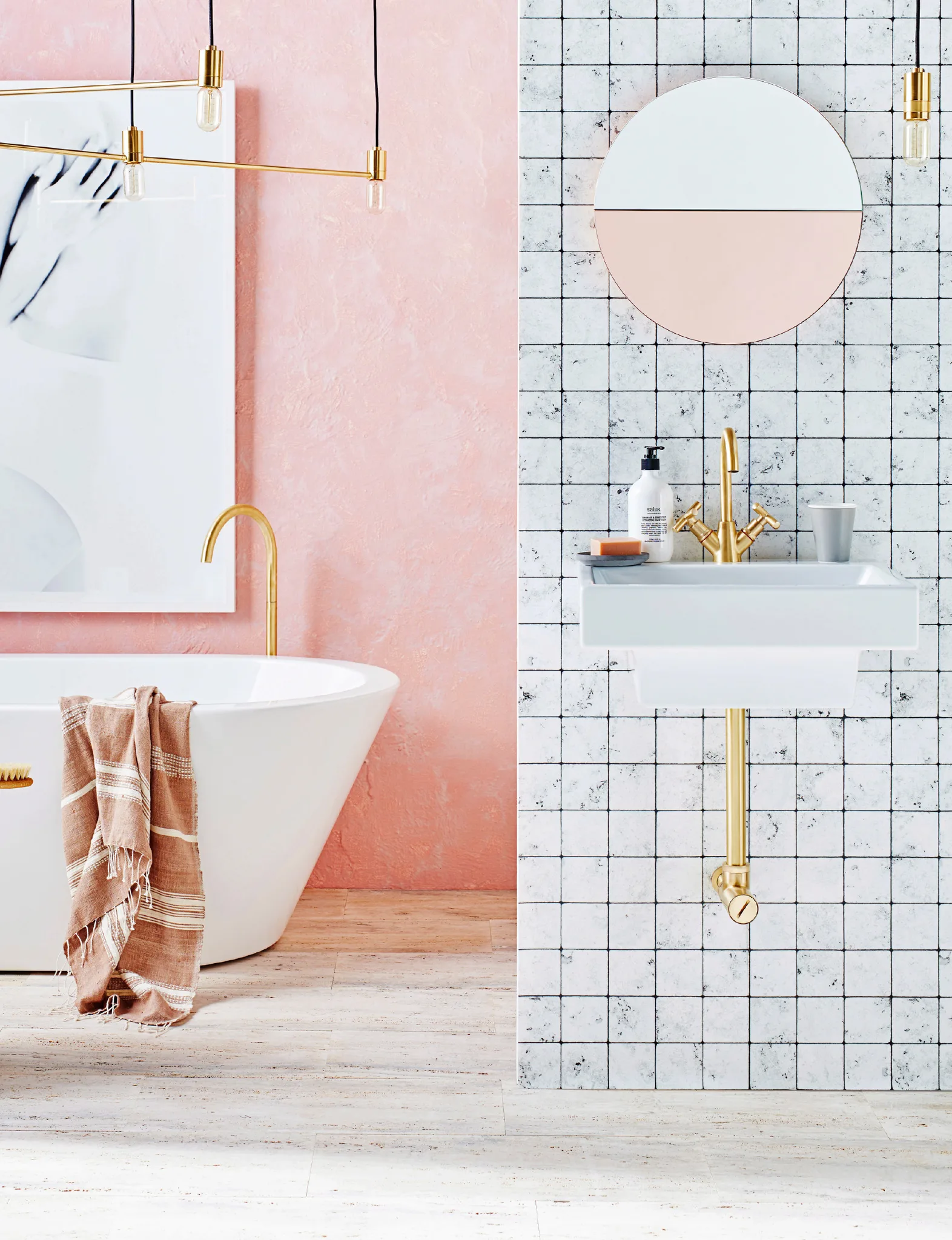 How to remodel your bathroom with chic Palm Springs inspired style