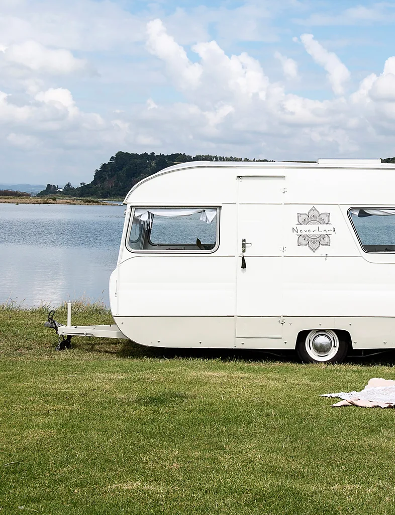 A run-down caravan gets a Morrocan-Mexican makeover