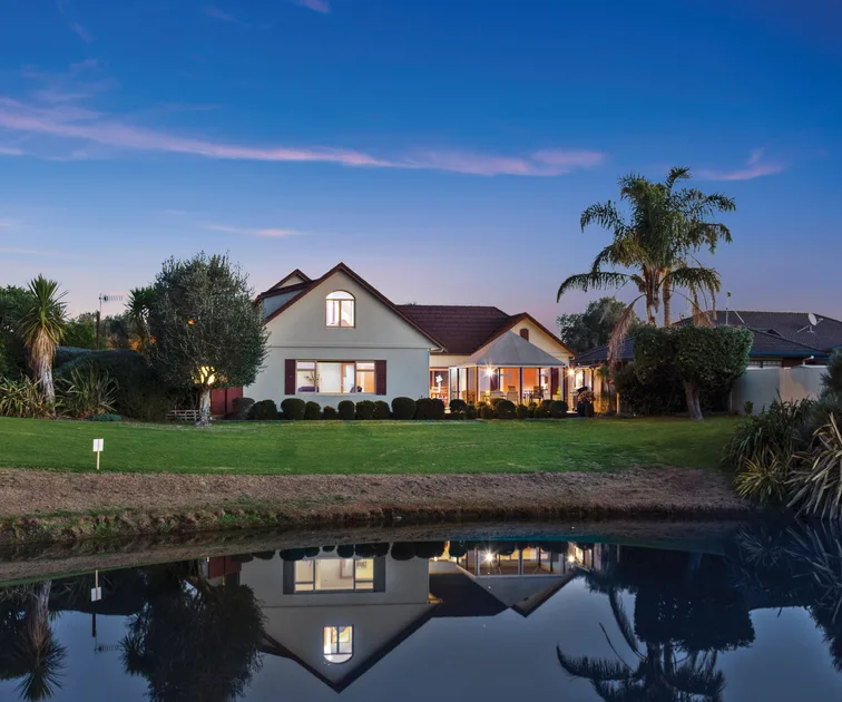 This tranquil Papamoa home comes with views onto Wairakei Reserve