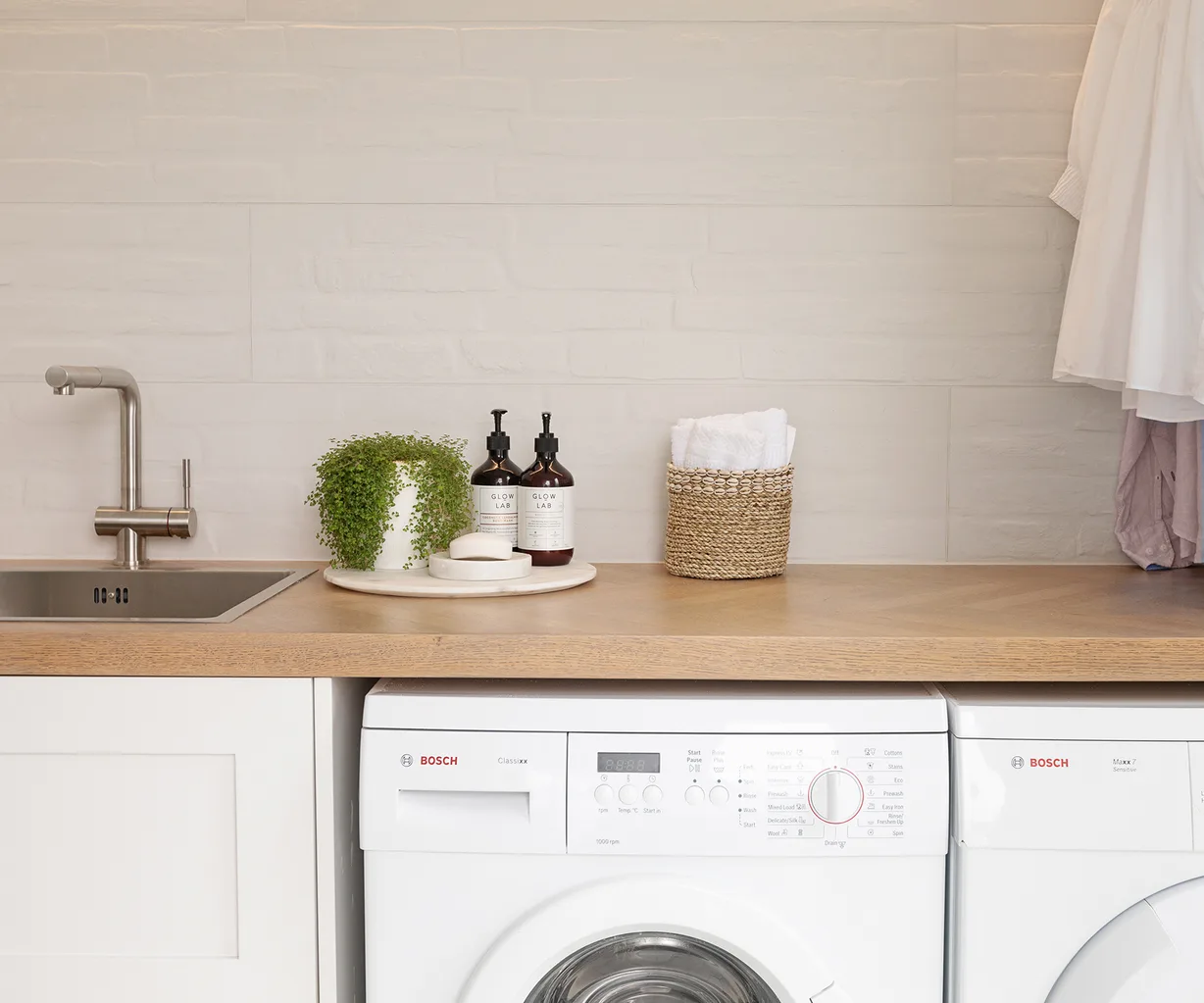 This stylish laundry will make you want to do the washing